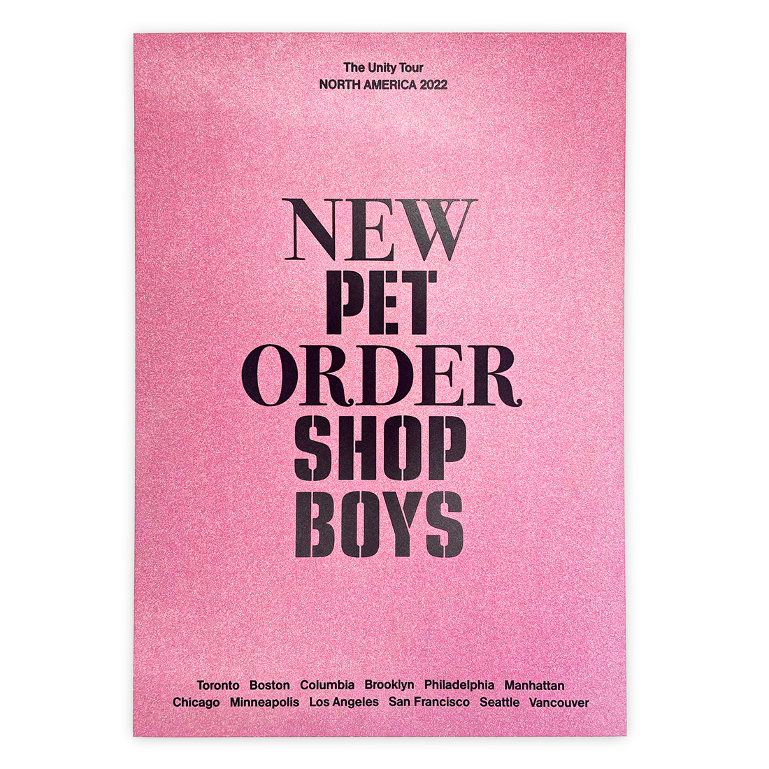The Unity Tour 2022 Limited Edition Print | Pet Shop Boys